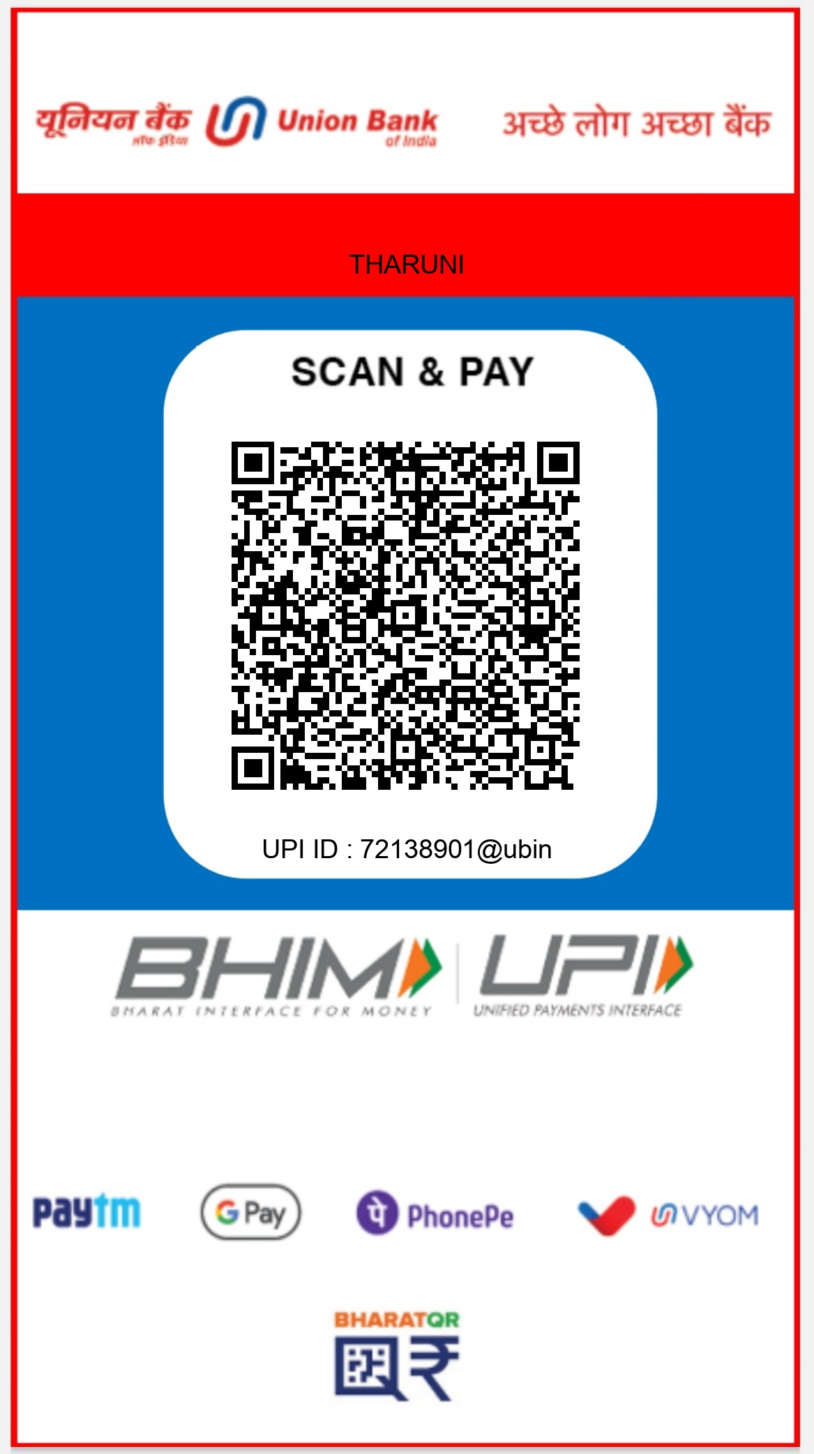 Support us - Tharuni